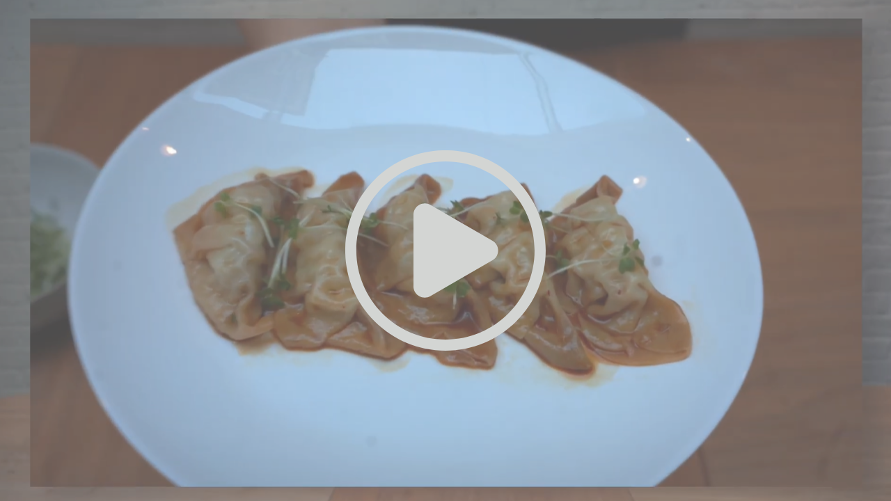 Plating Gyoza or Dim Sum